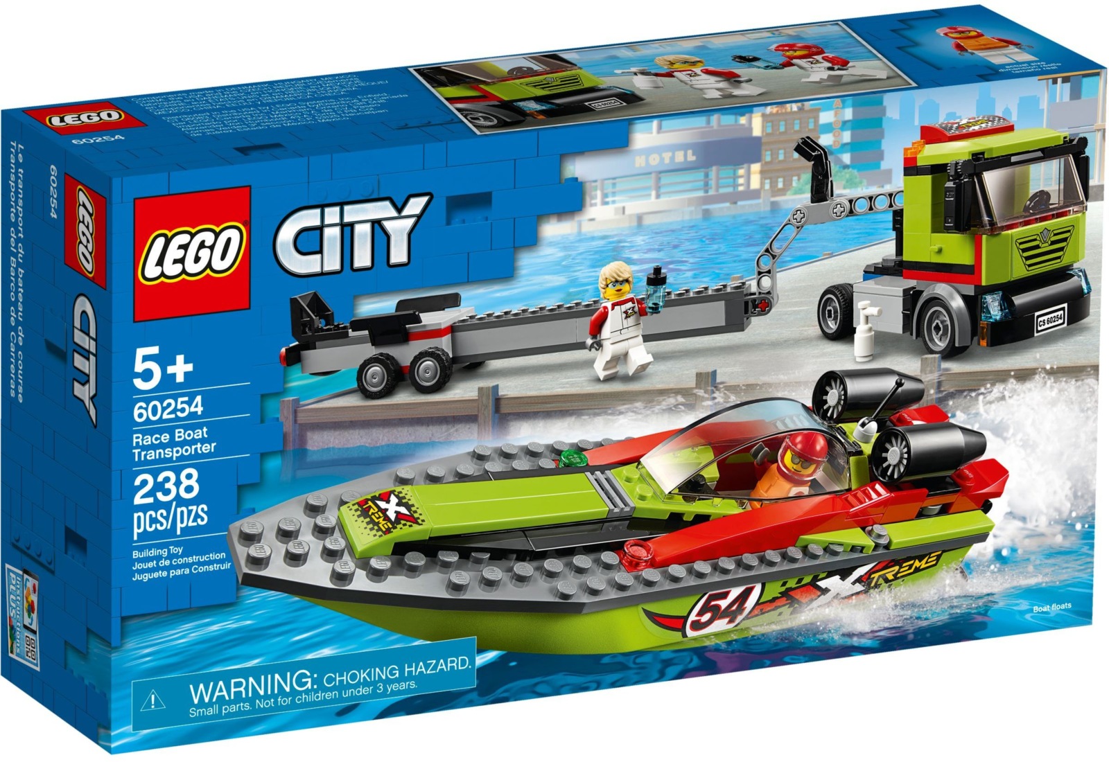 Race Boat Transporter LEGO60254 – City – LEGO Shop Georgia