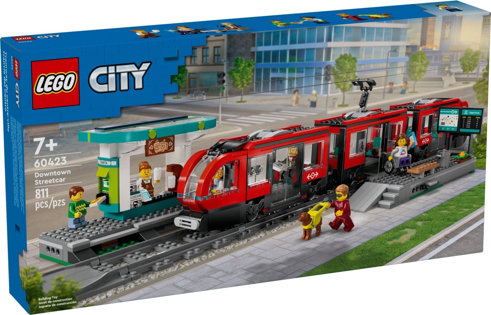 Downtown Streetcar and Station LEGO-60423 – LEGO Shop Georgia